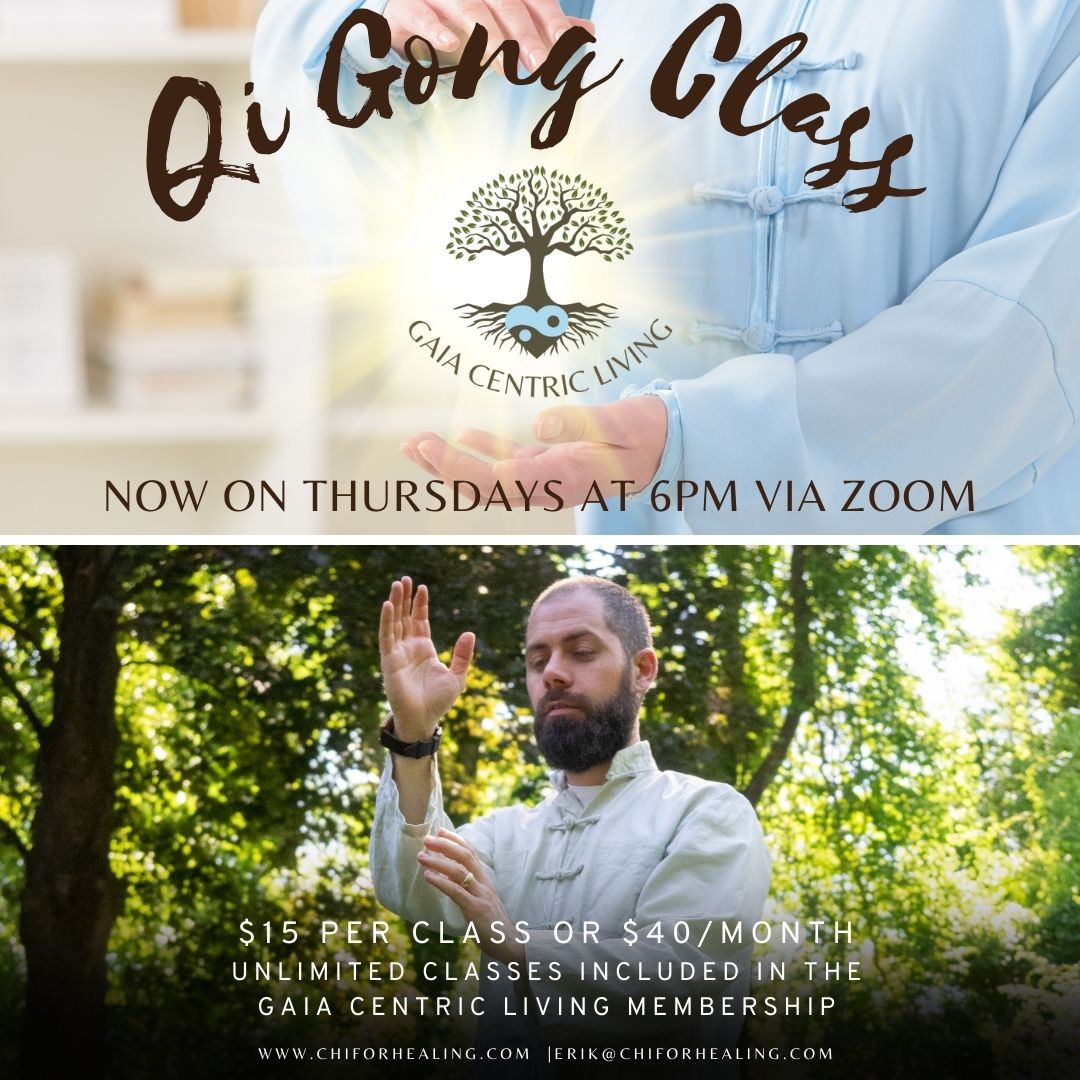 Qi Gong Class on Tuesdays will now held on Thursdays! – Chi for Healing